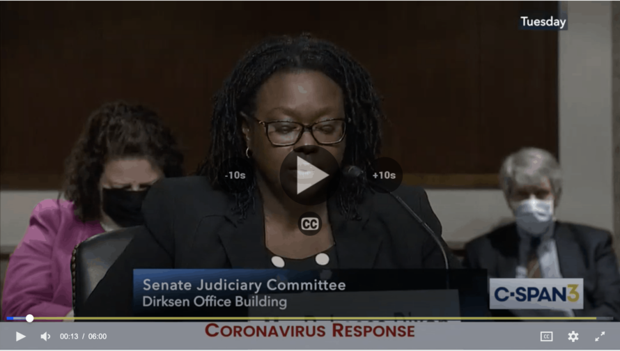 Testimony of Rebecca Dixon on Examining Liability During the COVID-19 ...